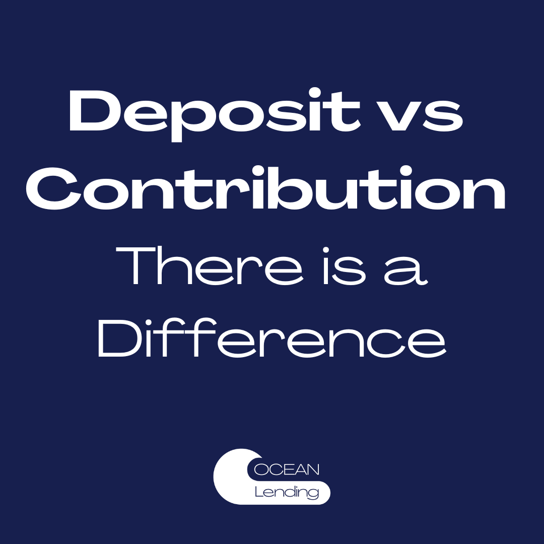 Deposit vs Contribution - HBF Finance